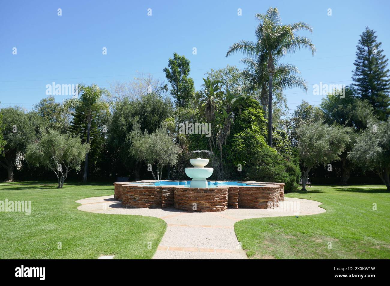 Mission Hills, Los Angeles, California, USA 11th April 2024 San Fernando Rey de Espana Mission ...