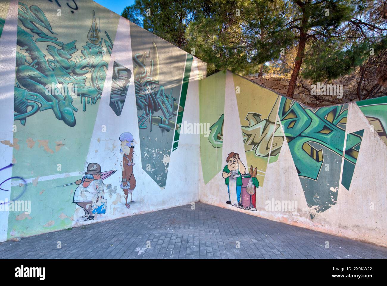 Street art, graffiti, art, painting, old town, architecture, city tour ...