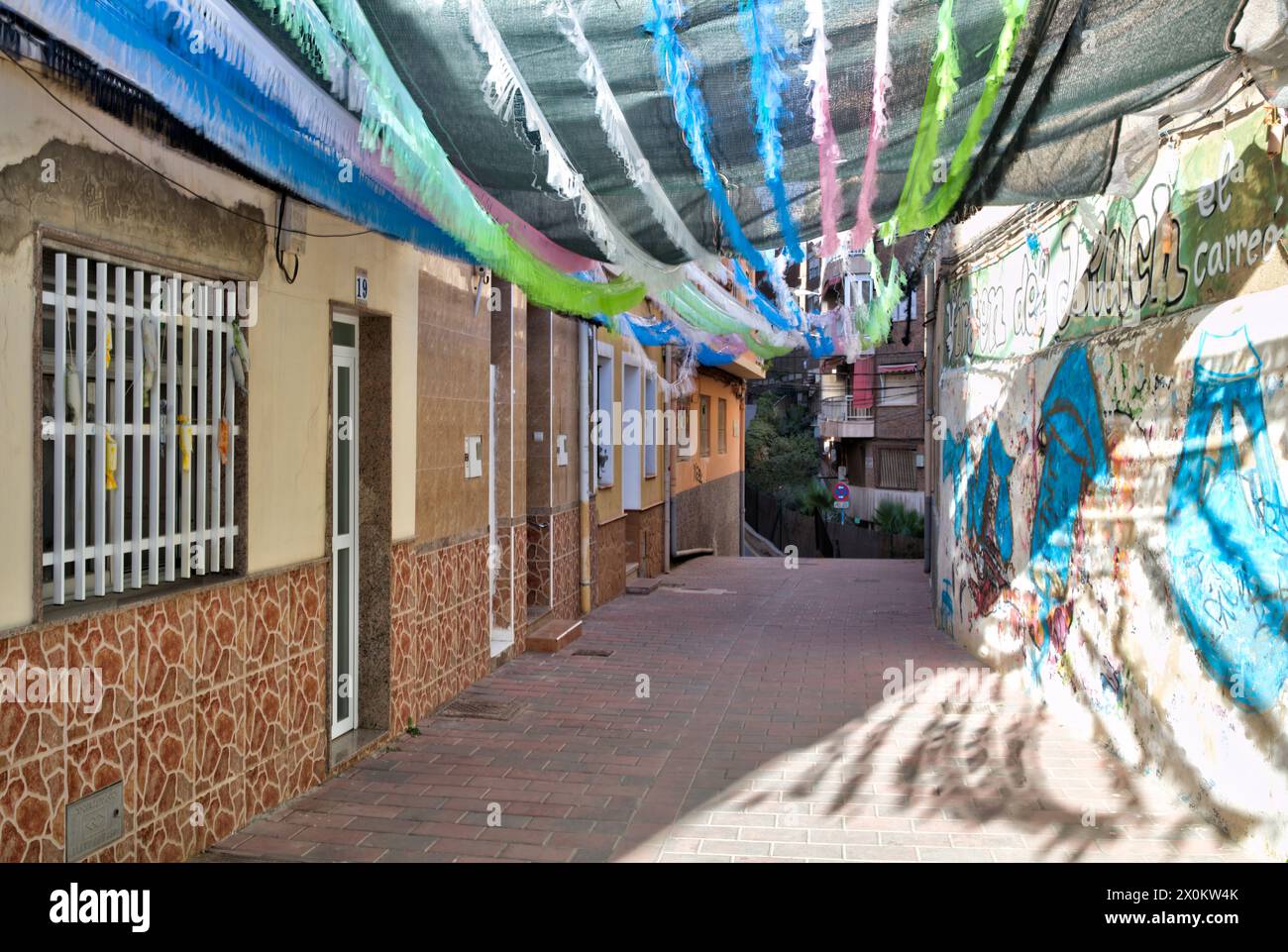 Street art, graffiti, art, painting, old town, Raval Roig, fishermen's ...