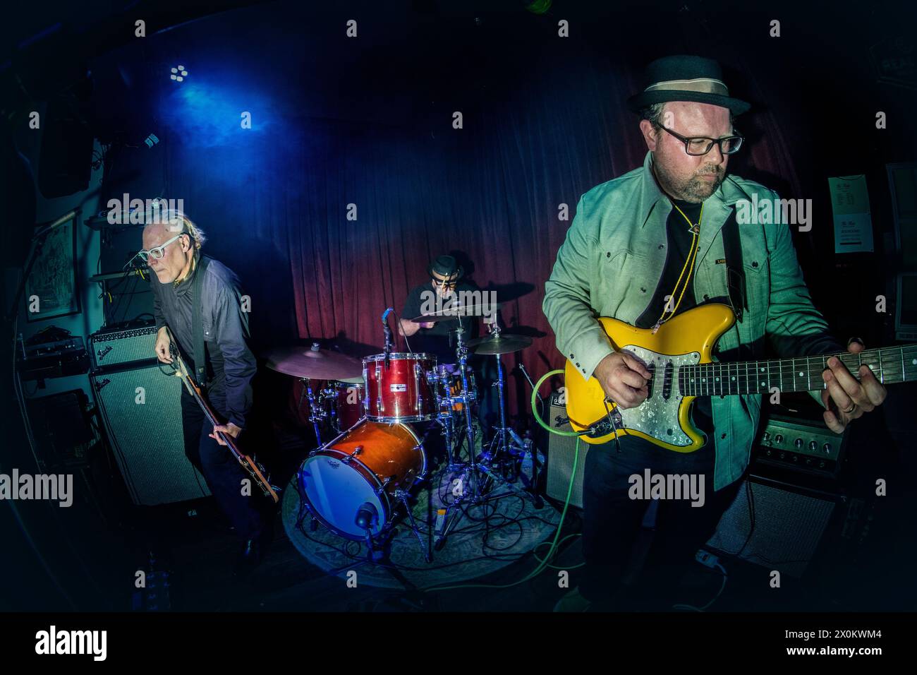 The band DIE SPITZ performs at the FarOut Lounge, Austin, Texas Stock ...