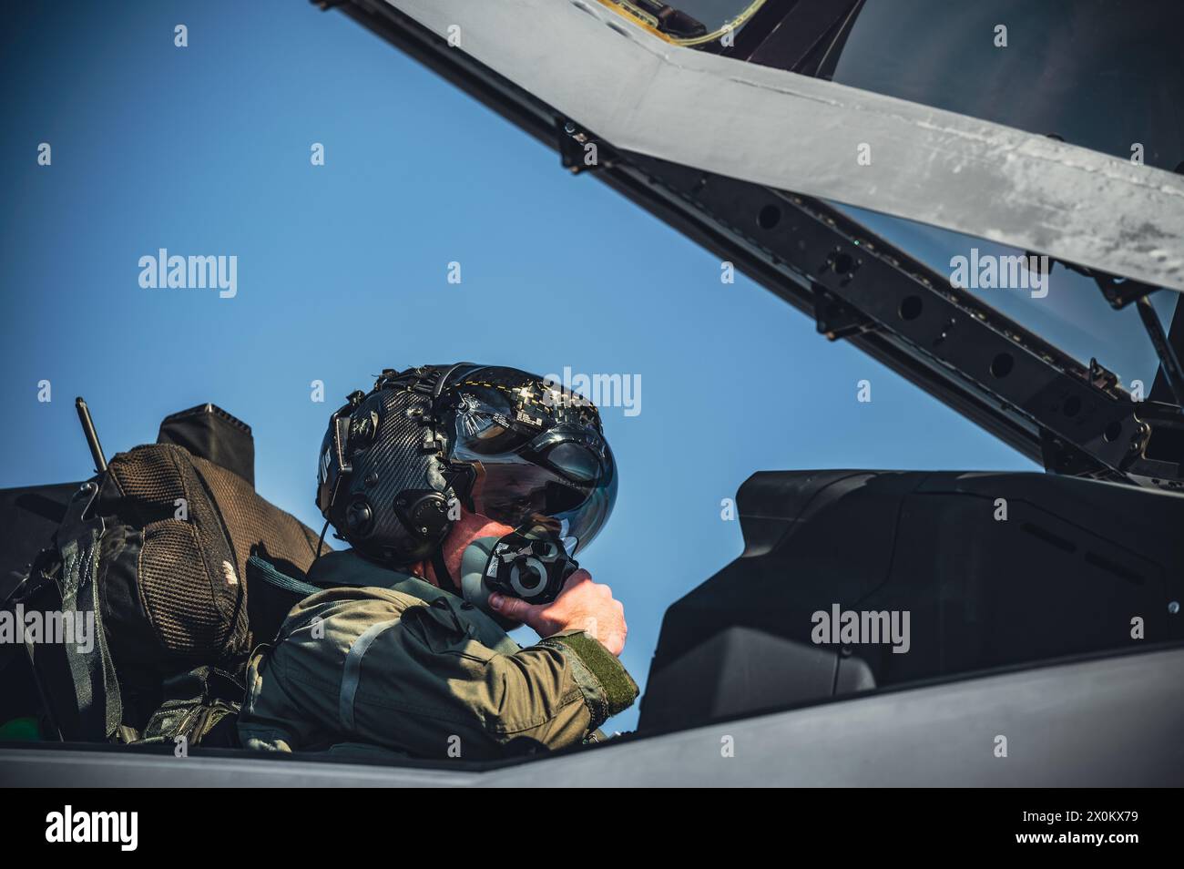 U.S. Air Force 1st Lt. Tanner Tavrytzky, 301st Fighter Squadron pilot ...