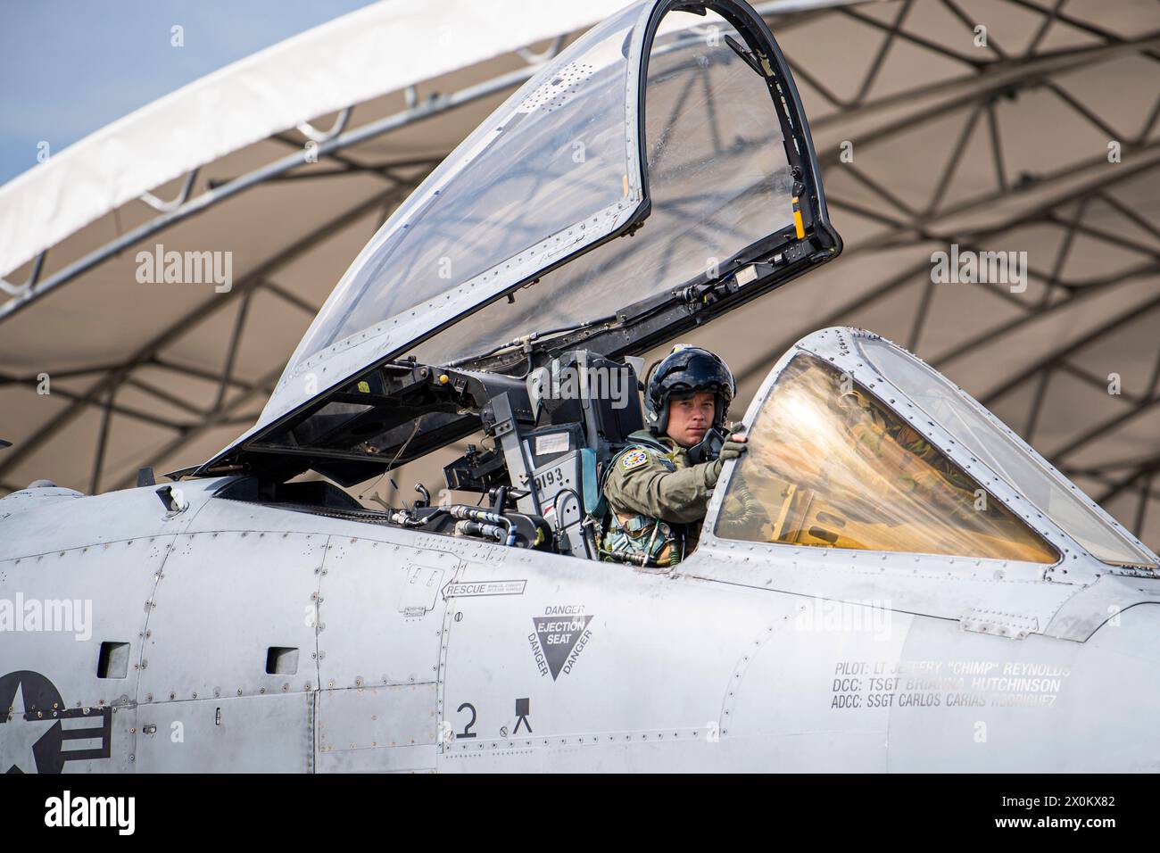 U.S. Air Force Maj. Tyler Ribar, 74th Fighter Squadron A-10C ...