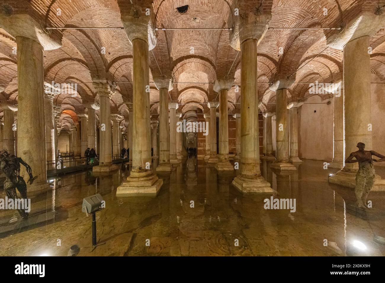 Turkey;Istanbul;2024 March 21; The Basilica Cistern - underground water ...