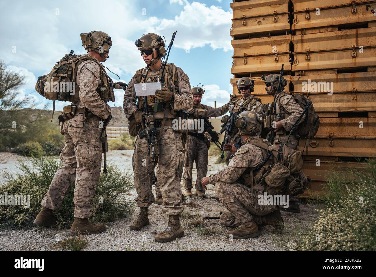U.S. Marines assigned to Lima Company, 3rd Battalion, 1st Marine ...