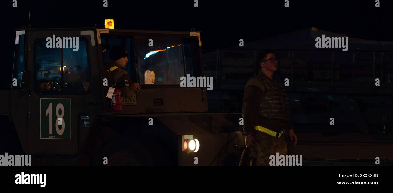 Airmen participating in Exercise Prairie Vigilance/Bayou Vigilance 24-3 ...