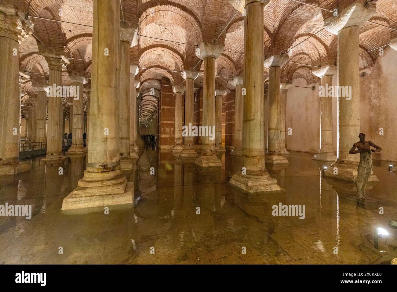 Turkey;Istanbul;2024 March 21; The Basilica Cistern - underground water ...