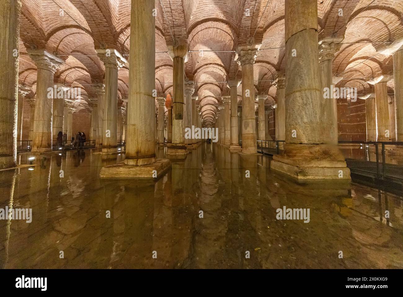 Turkey;Istanbul;2024 March 21; The Basilica Cistern - underground water ...