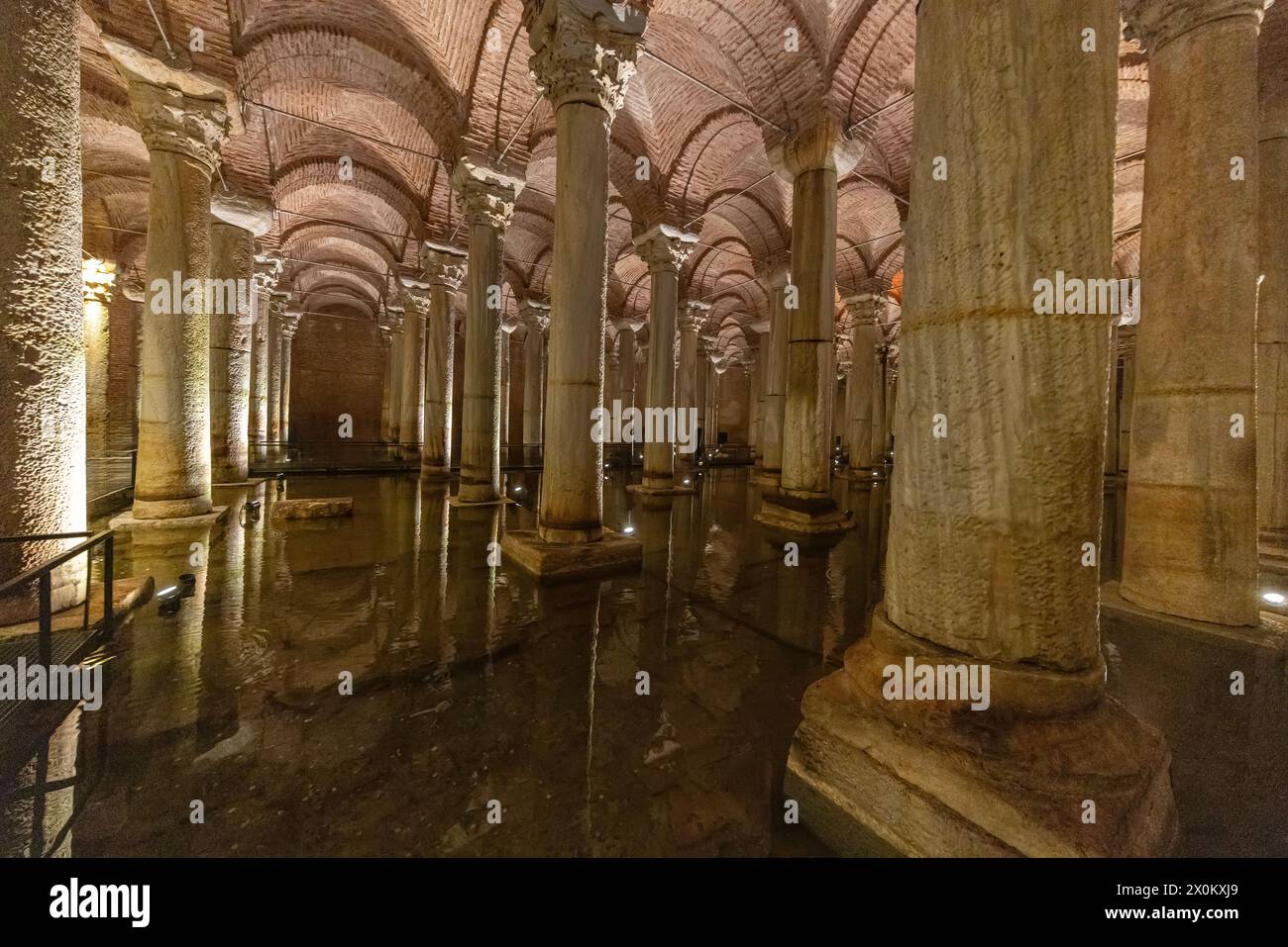 Turkey;Istanbul;2024 March 21; The Basilica Cistern - underground water ...