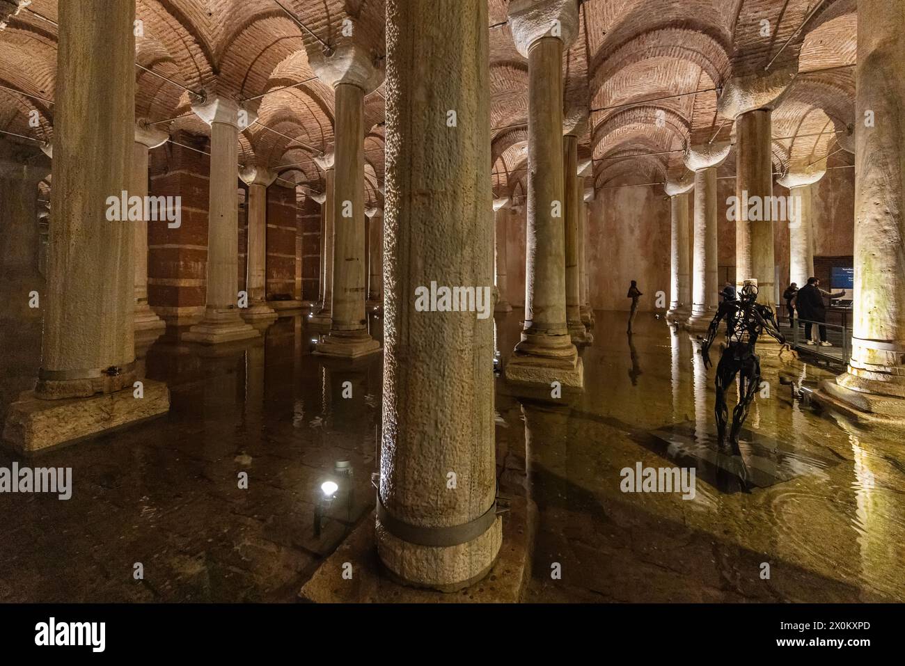 Turkey;Istanbul;2024 March 21; The Basilica Cistern - underground water ...