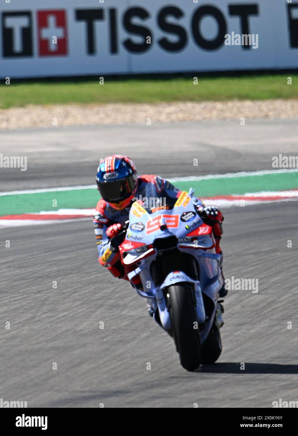 Austin, Texas, USA. 12th Apr, 2024. 93 MARC MARQUEZ Gresini Racing ...