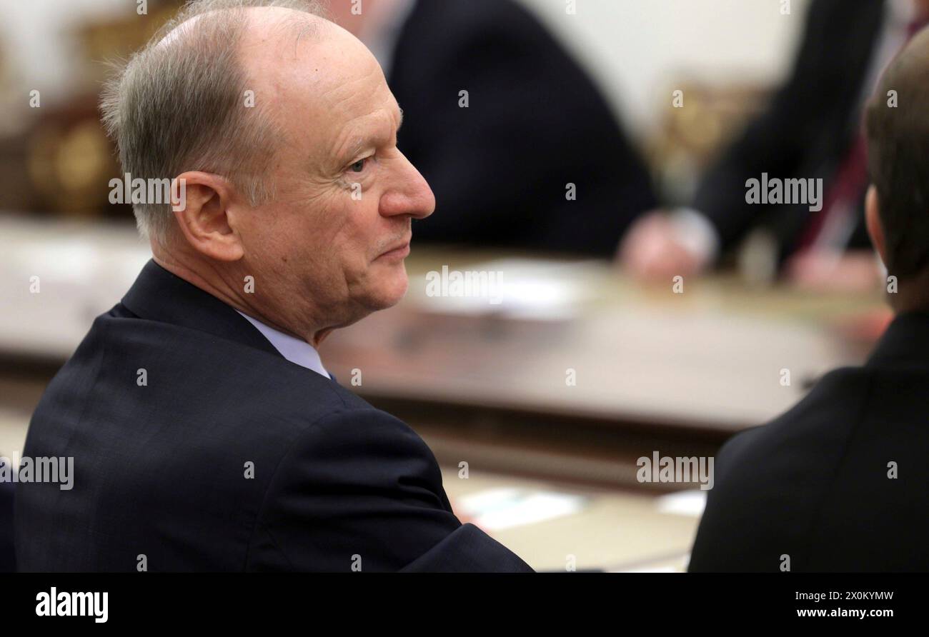 Moscow, Russia. 11th Apr, 2024. Russian Secretary of the Security ...