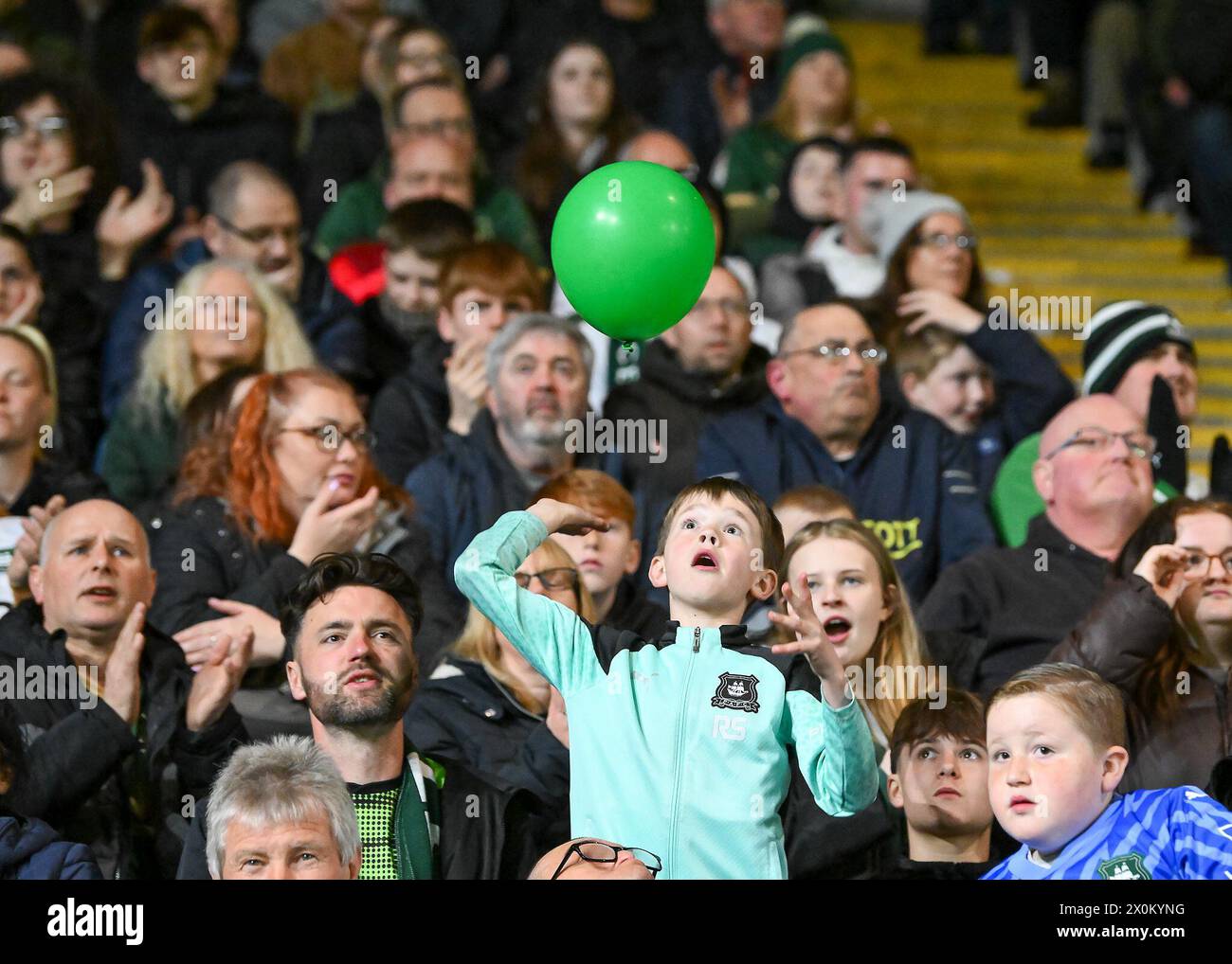 Plymouth Argyle fans during the Sky Bet Championship match Plymouth ...