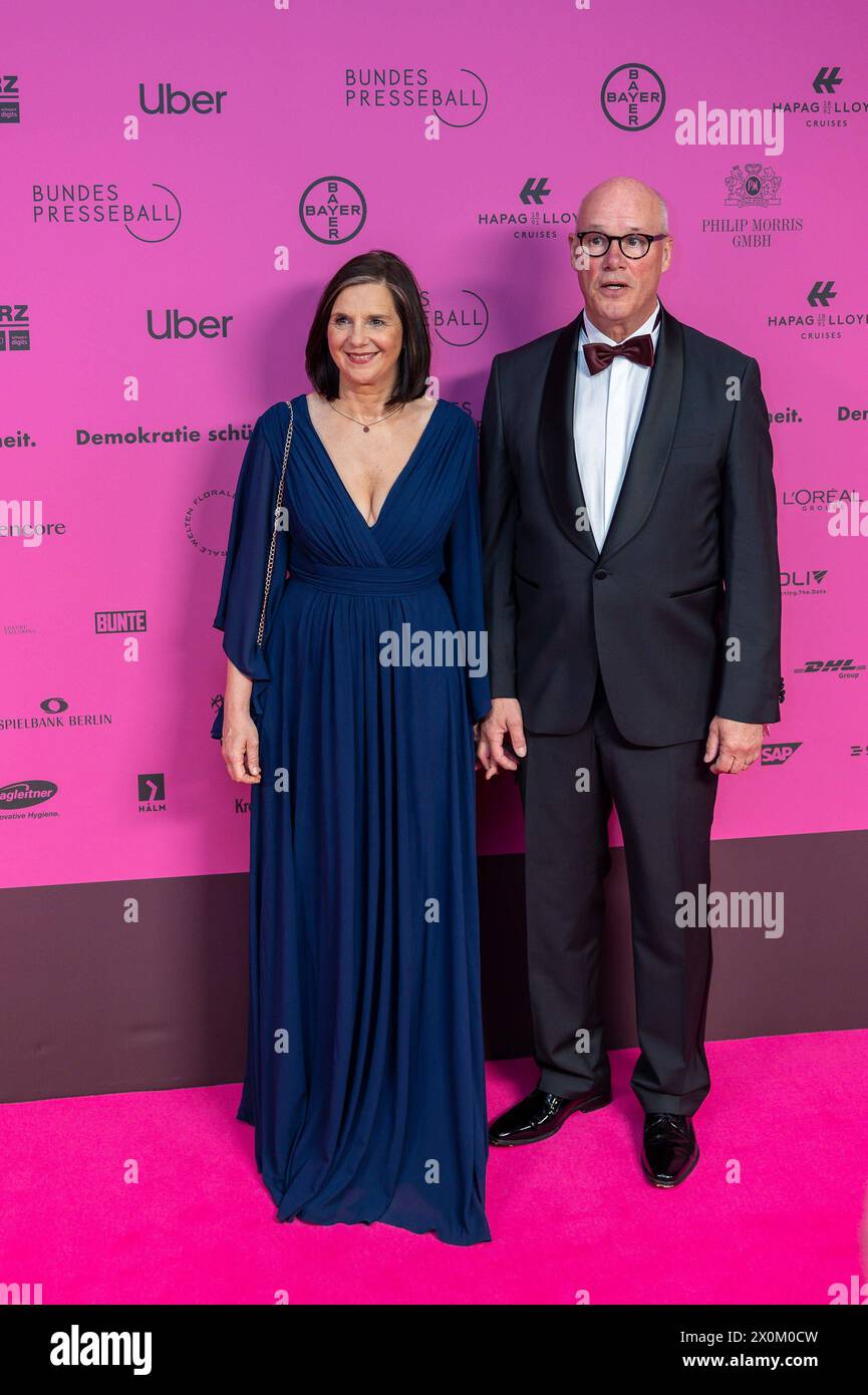 Berlin Bundespresseball 2024, Berlin, 12.04.2024 Katrin Goering-Eckardt Vizepraesidentin des ...