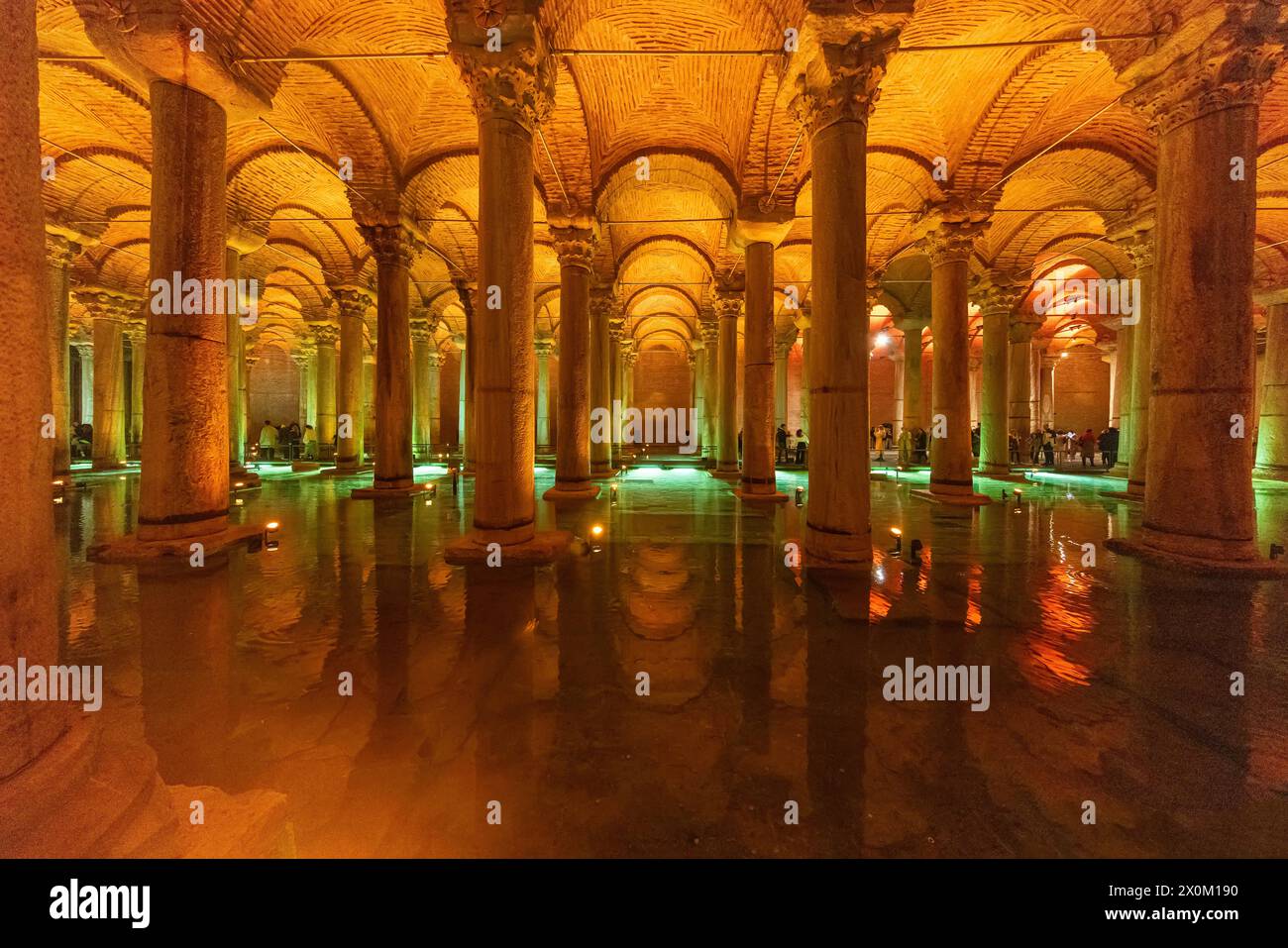 Turkey;Istanbul;2024 March 21; The Basilica Cistern - underground water ...
