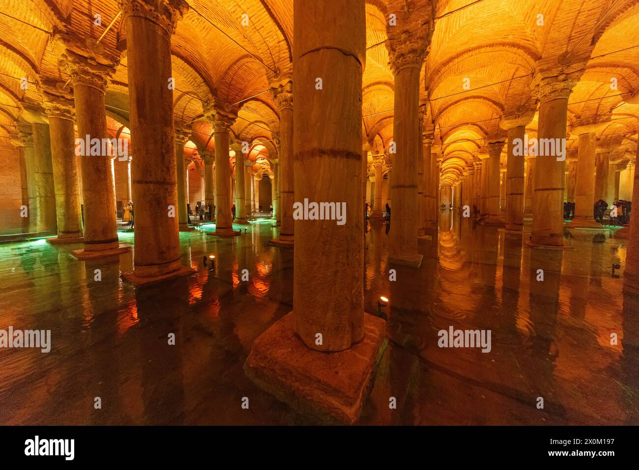 Turkey;Istanbul;2024 March 21; The Basilica Cistern - underground water ...