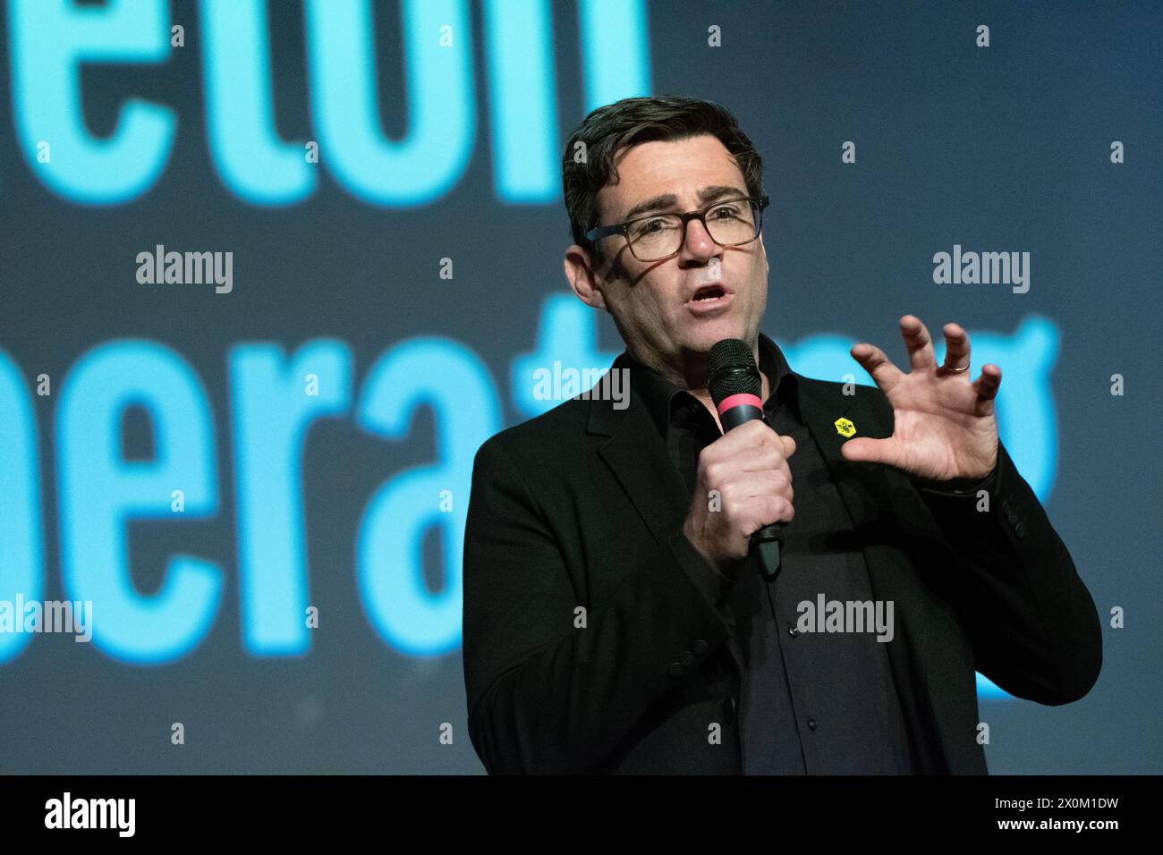 Greater Manchester Mayor Andrew Burnham at Middleton Co-operating ...