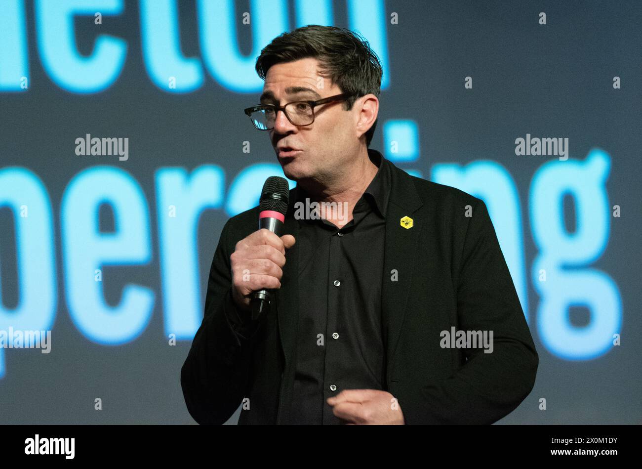 Greater Manchester Mayor Andrew Burnham at Middleton Co-operating ...