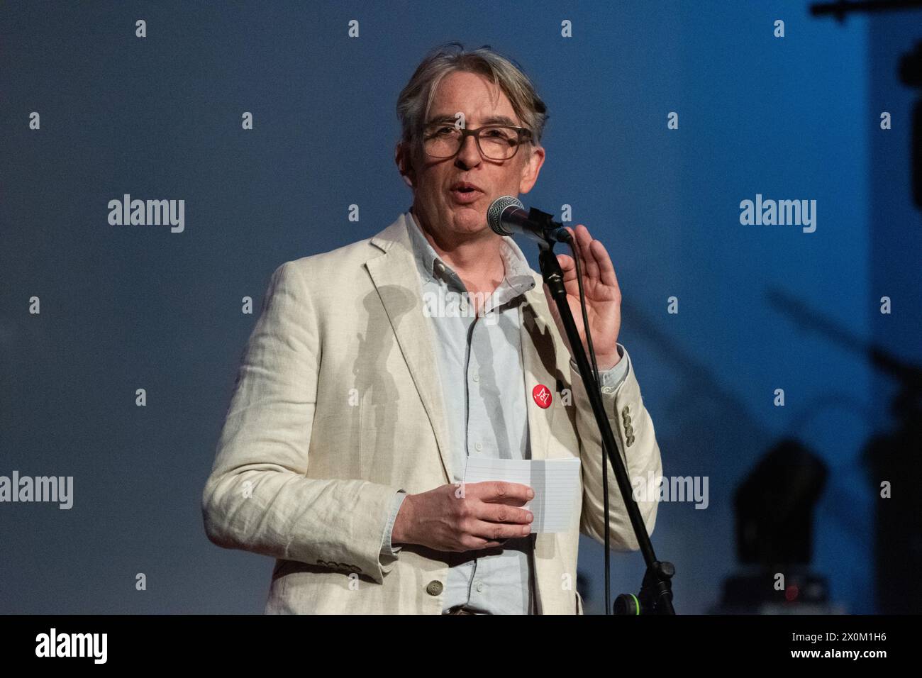 Steve Coogan at Middleton Co-operating Launch Party. Middleton Arena ...