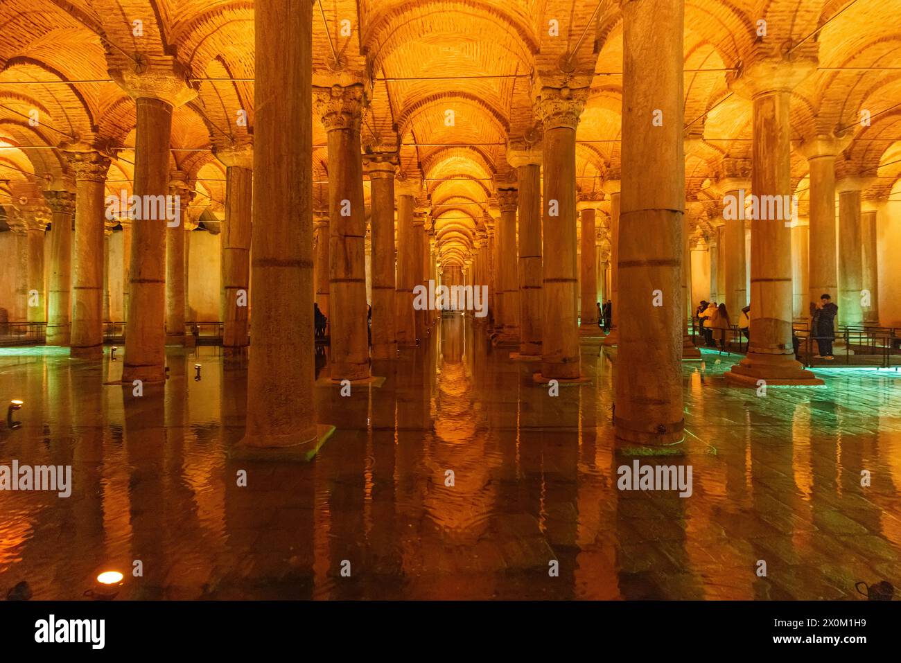 Turkey;Istanbul;2024 March 21; The Basilica Cistern - underground water ...