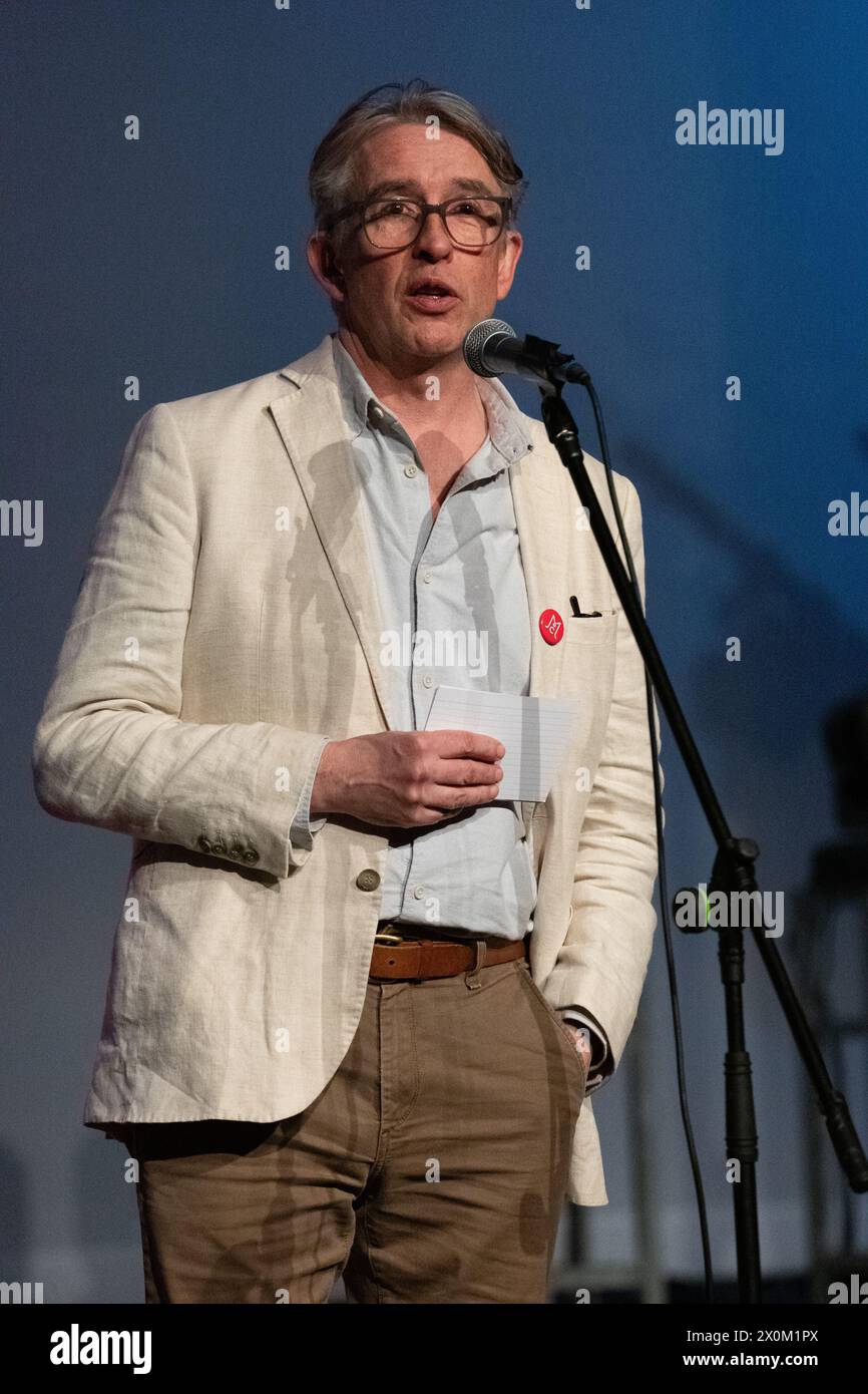 Steve Coogan at Middleton Co-operating Launch Party. Middleton Arena ...