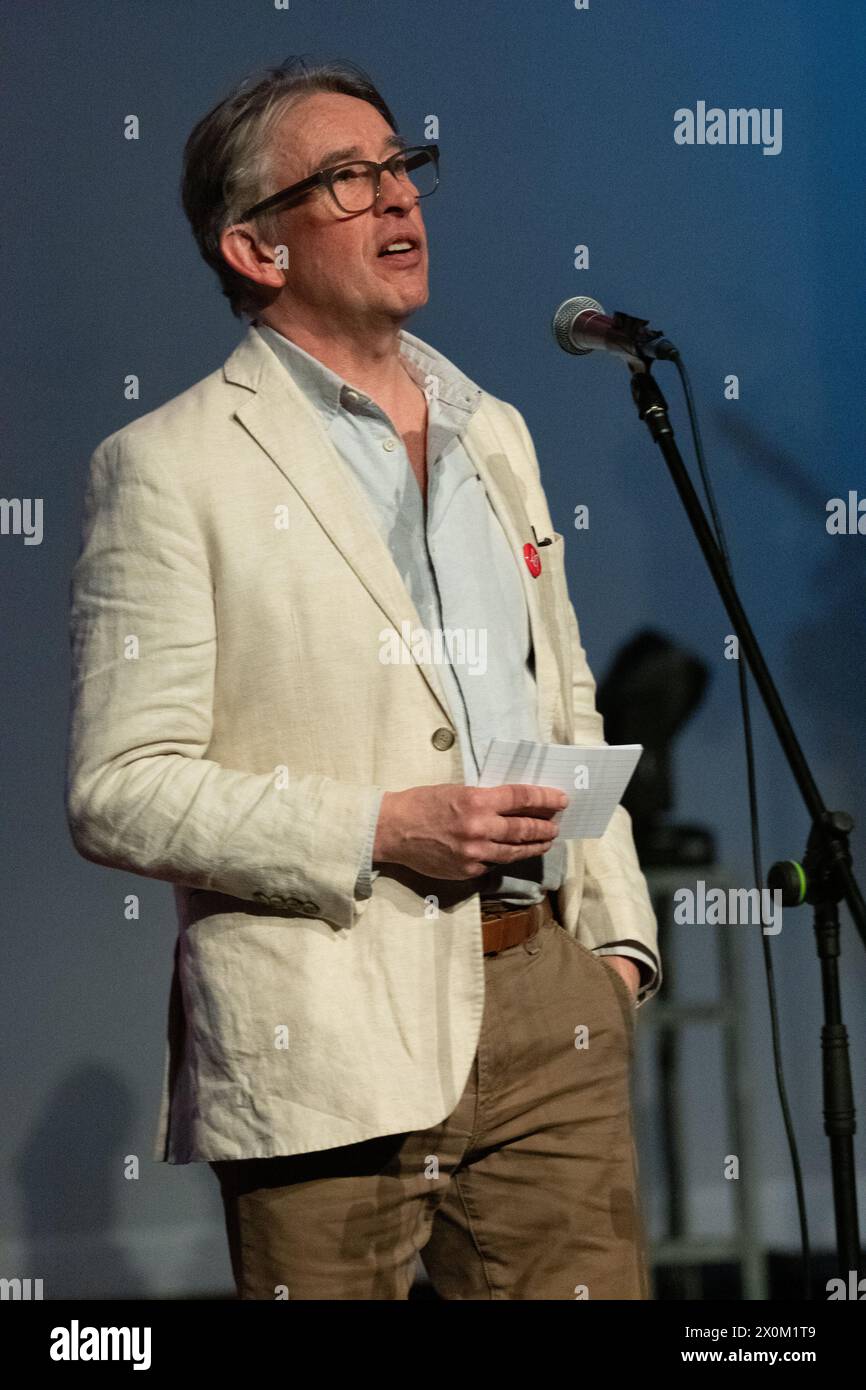 Steve Coogan at Middleton Co-operating Launch Party. Middleton Arena ...