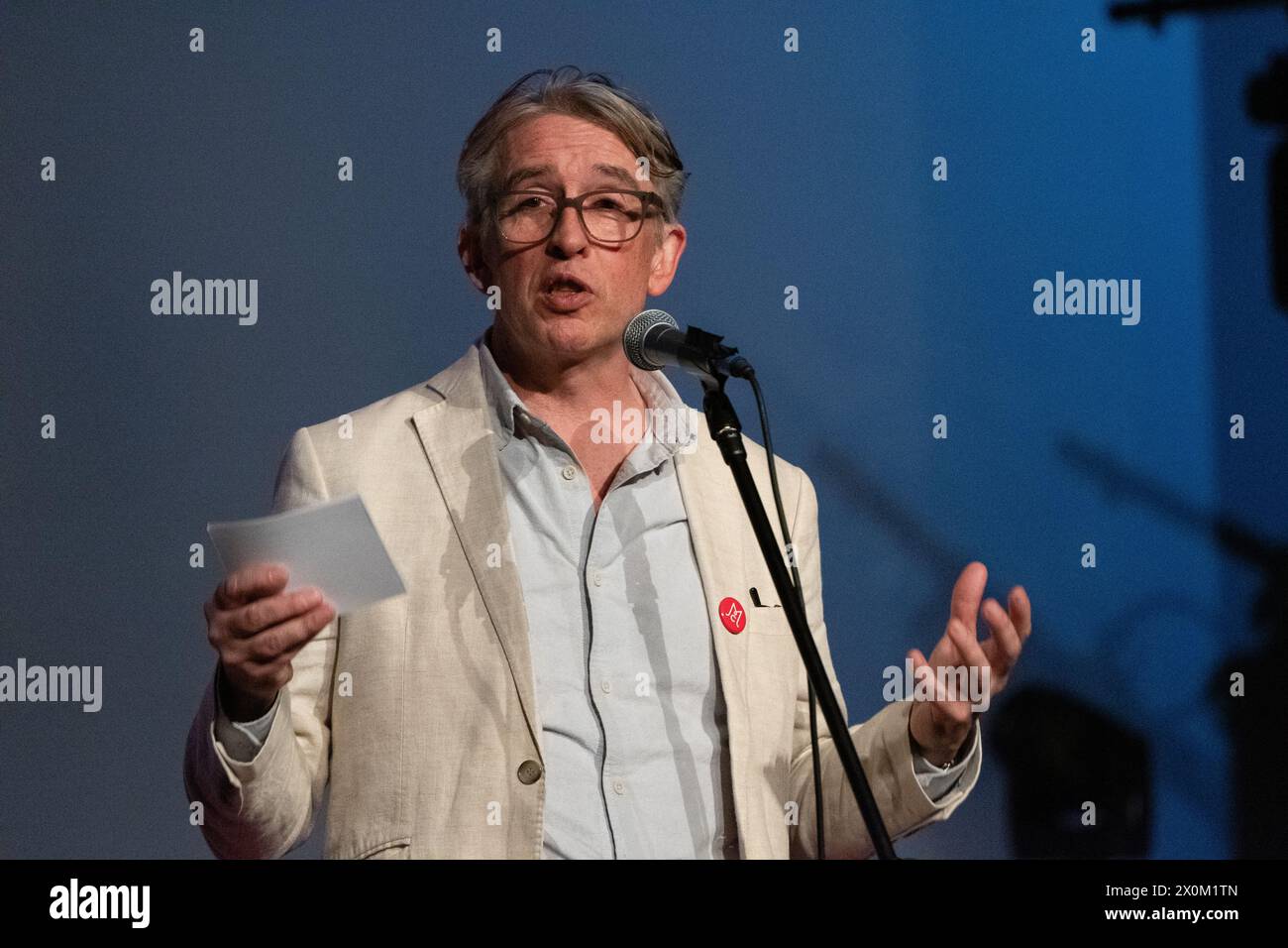 Steve Coogan at Middleton Co-operating Launch Party. Middleton Arena ...