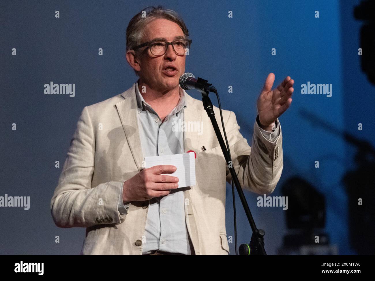 Steve Coogan at Middleton Co-operating Launch Party. Middleton Arena ...