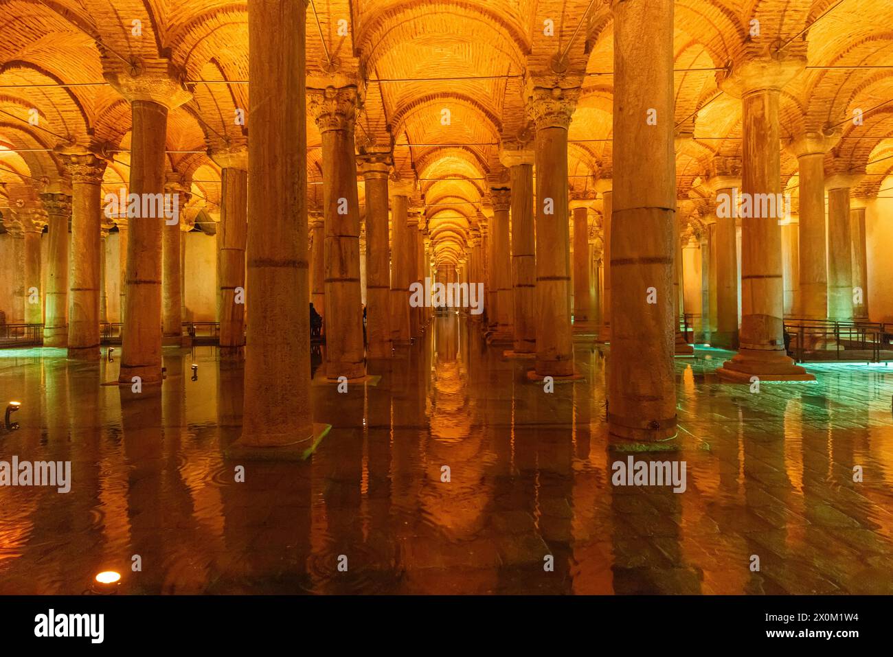 Turkey;Istanbul;2024 March 21; The Basilica Cistern - underground water ...
