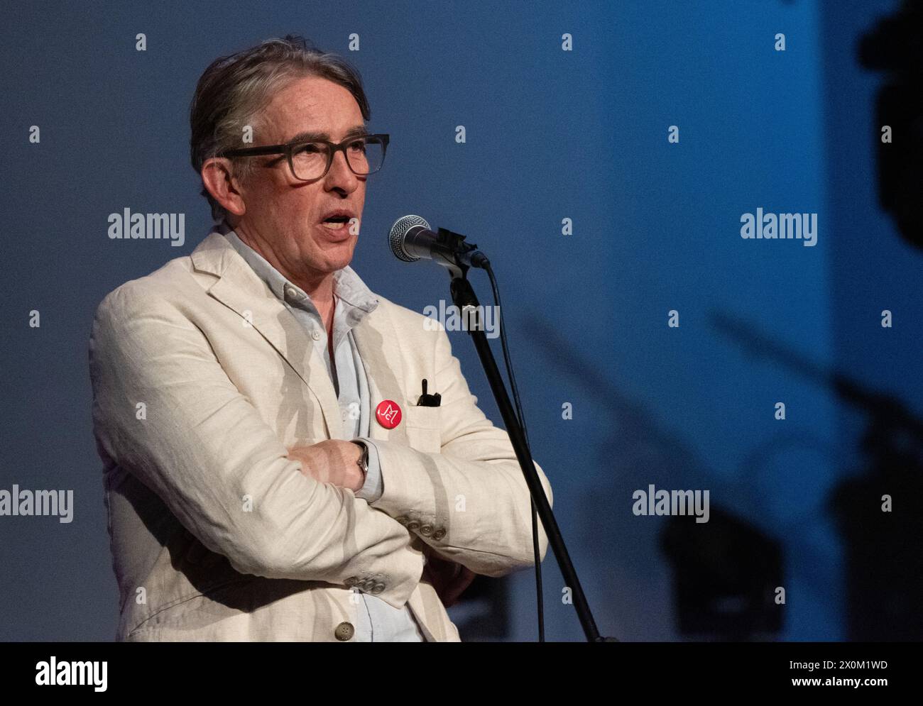 Steve Coogan at Middleton Co-operating Launch Party. Middleton Arena ...