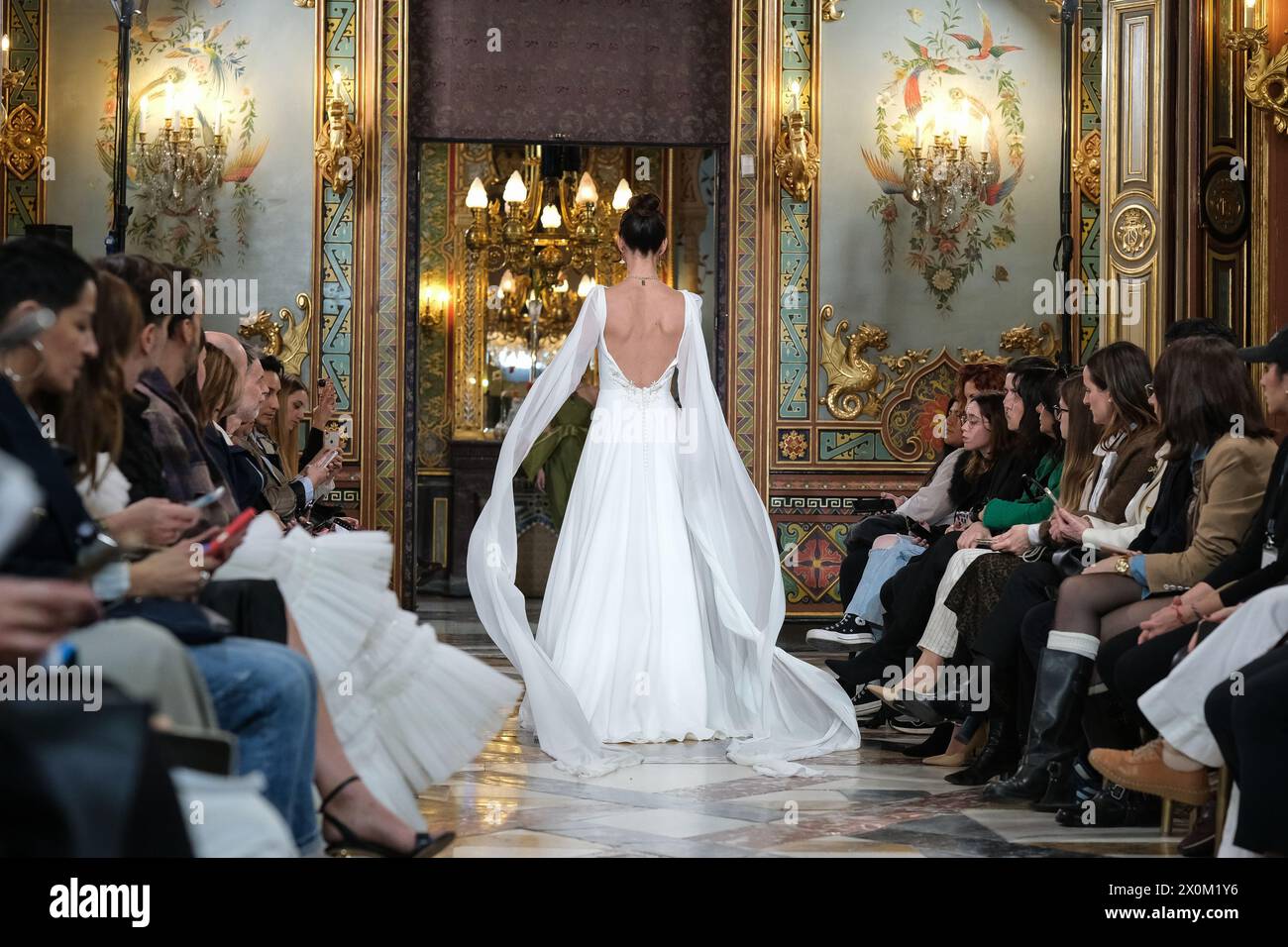 model showcases creations by inmaculada rodrigues during the Atelier ...