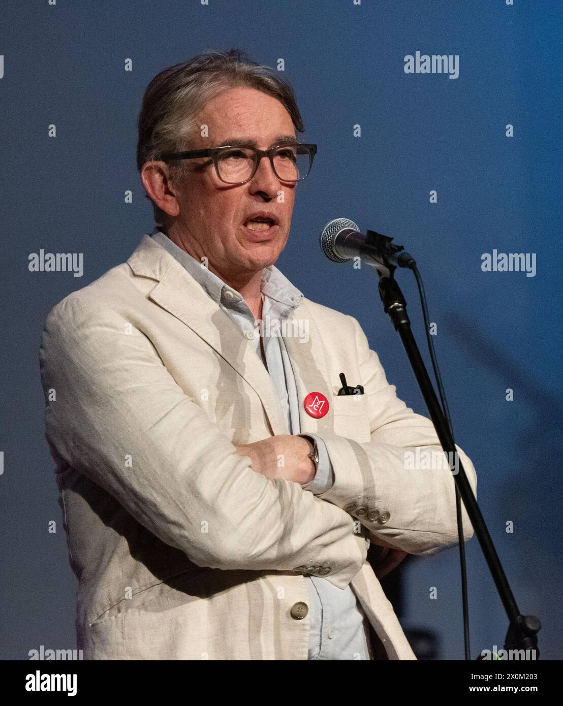 Steve Coogan at Middleton Co-operating Launch Party. Middleton Arena ...