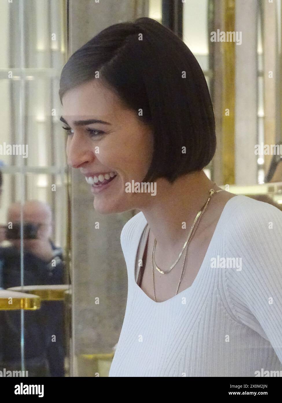 Milan, . 12th Apr, 2024. 12/04/2024 Milan Ph.Paolo Della Bella Alice ...