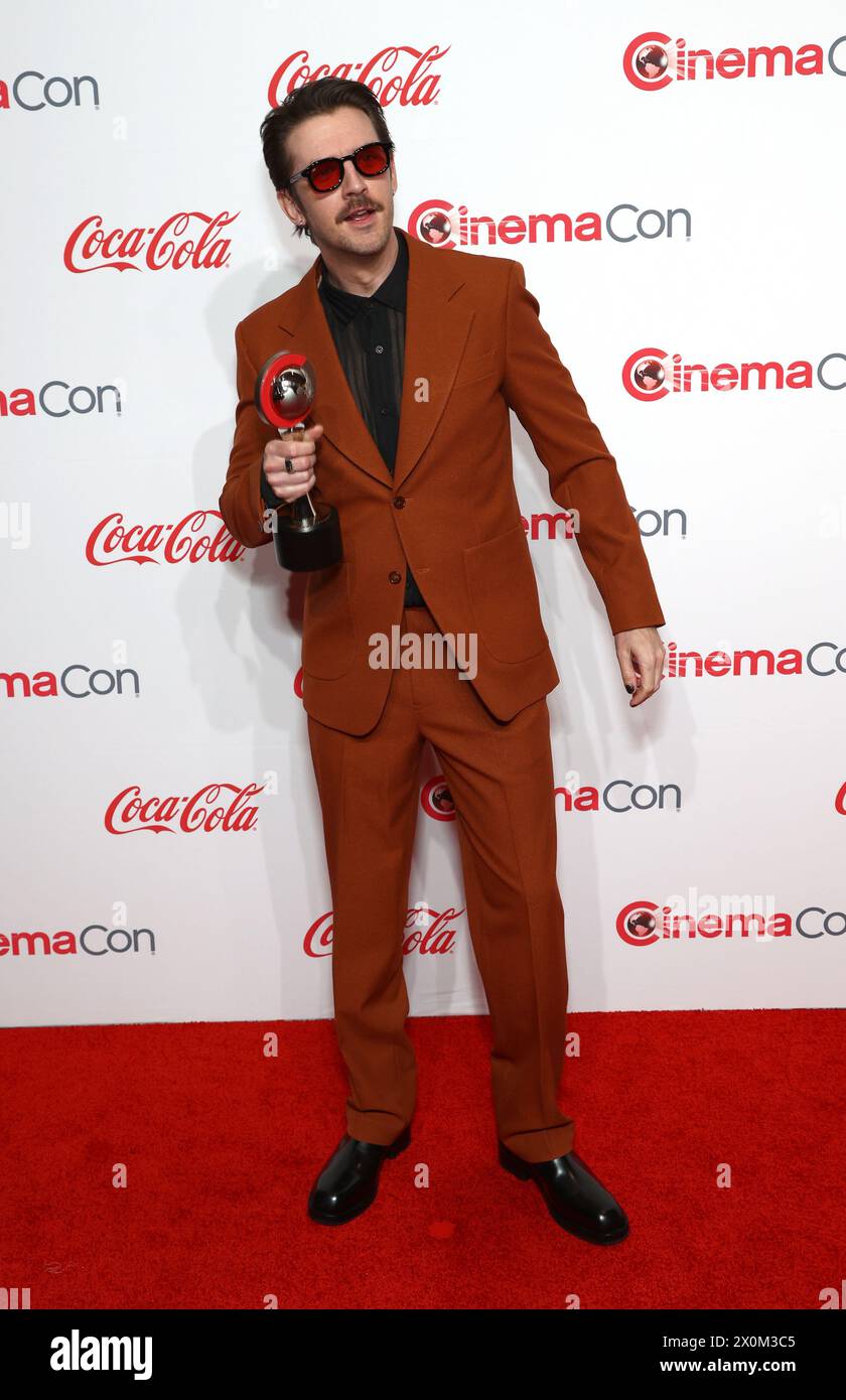 Las Vegas, USA. 11th Apr, 2024. Dan Stevens arriving at CinemaCon 2024 ...