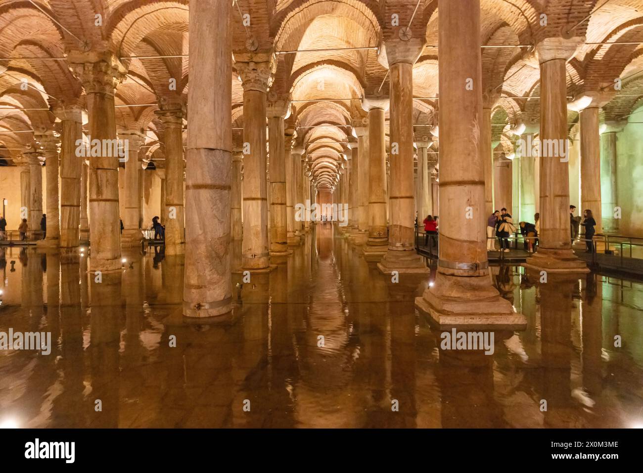 Turkey;Istanbul;2024 March 21; The Basilica Cistern - underground water ...