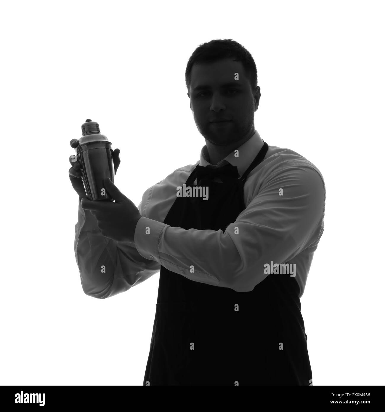 Handsome bartender cocktail Black and White Stock Photos & Images - Alamy