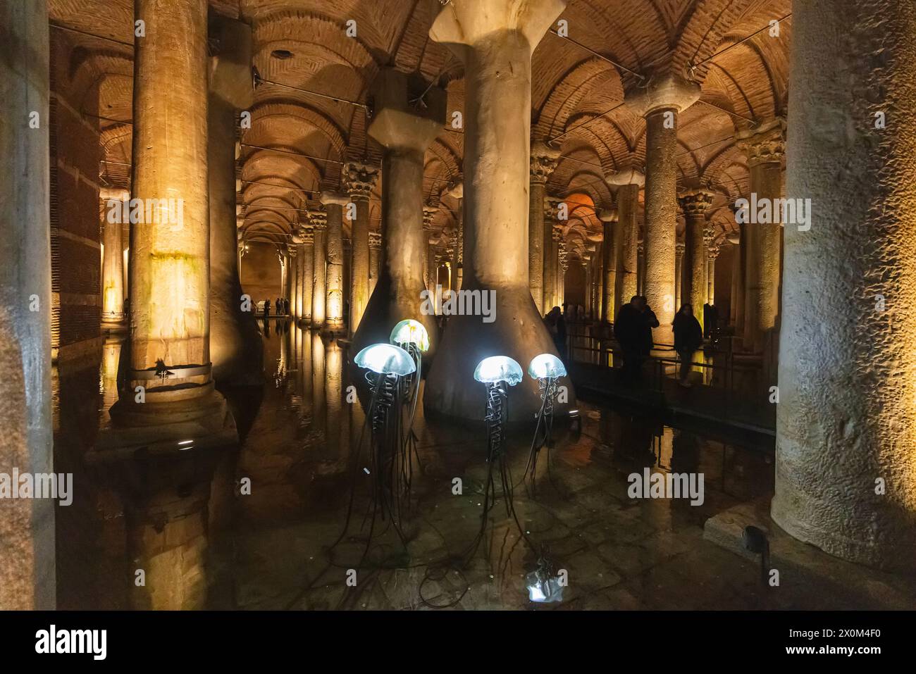Turkey;Istanbul;2024 March 21; The Basilica Cistern - underground water ...