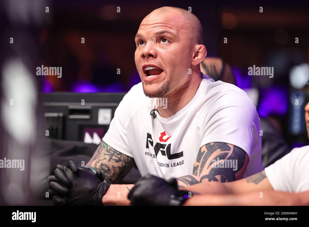 Las Vegas, NV, USA. 12th Apr, 2024. UFC Lightweight Heavyweight Anthony ...