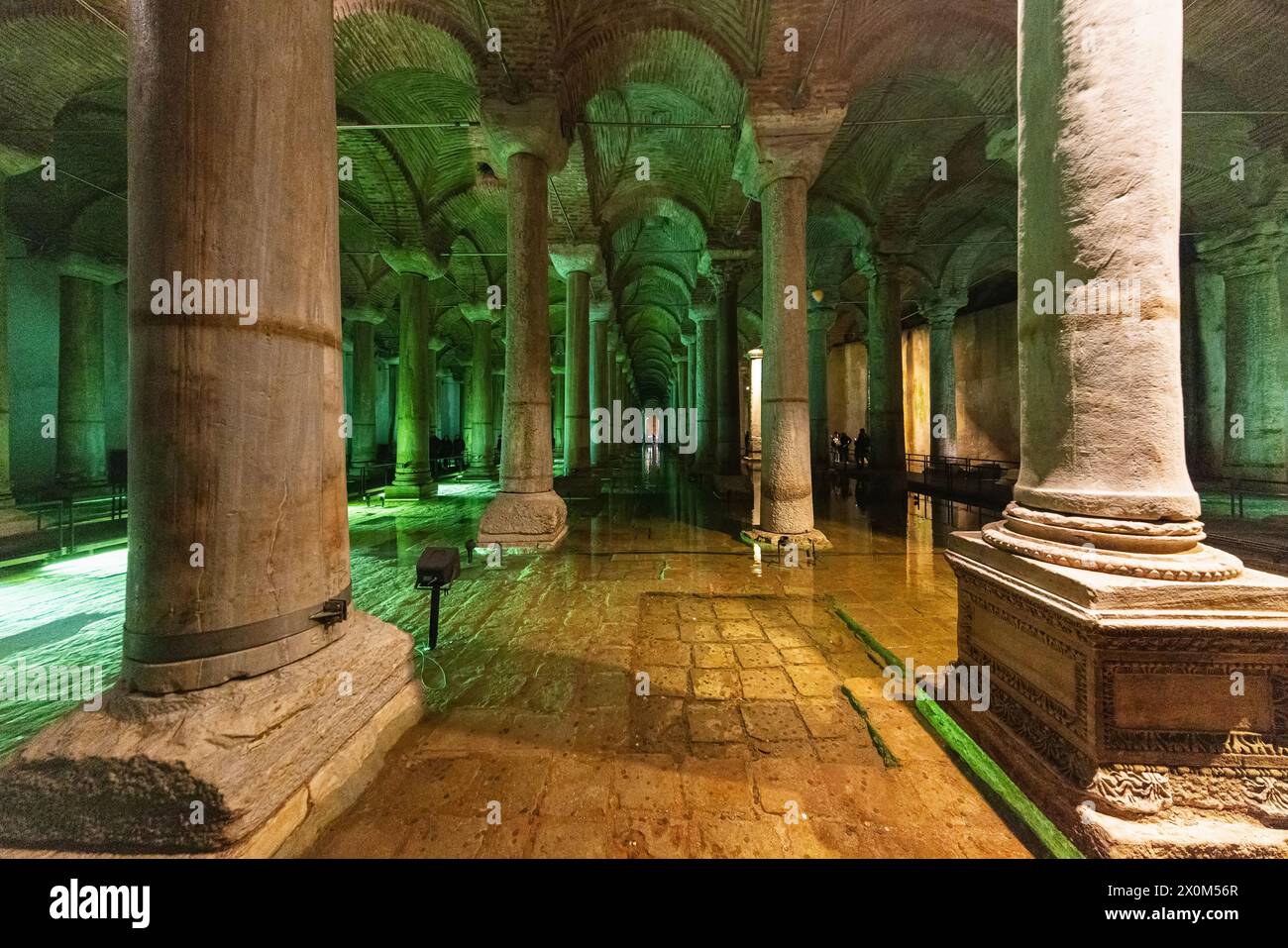 Turkey;Istanbul;2024 March 21; The Basilica Cistern - underground water ...