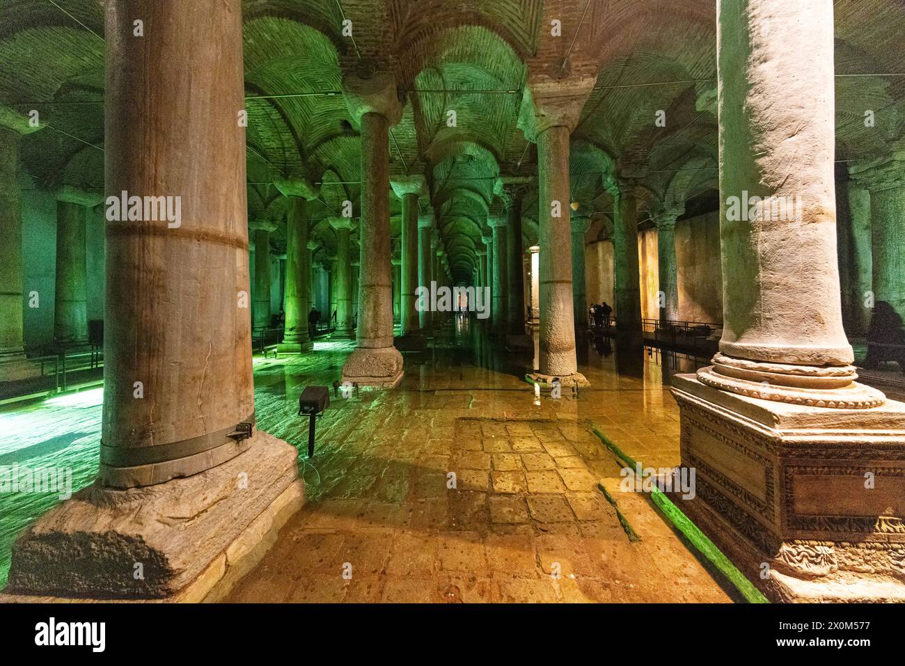 Turkey;Istanbul;2024 March 21; The Basilica Cistern - underground water ...
