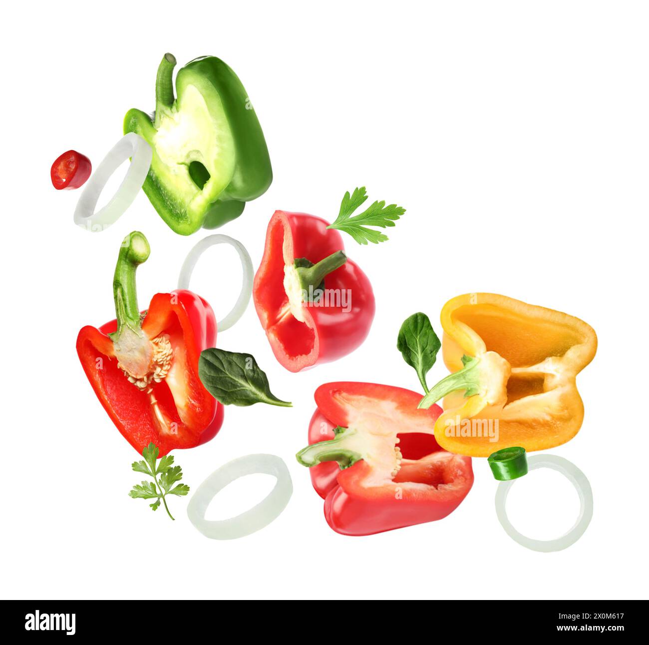 Set vegetables herbs in Cut Out Stock Images & Pictures - Alamy