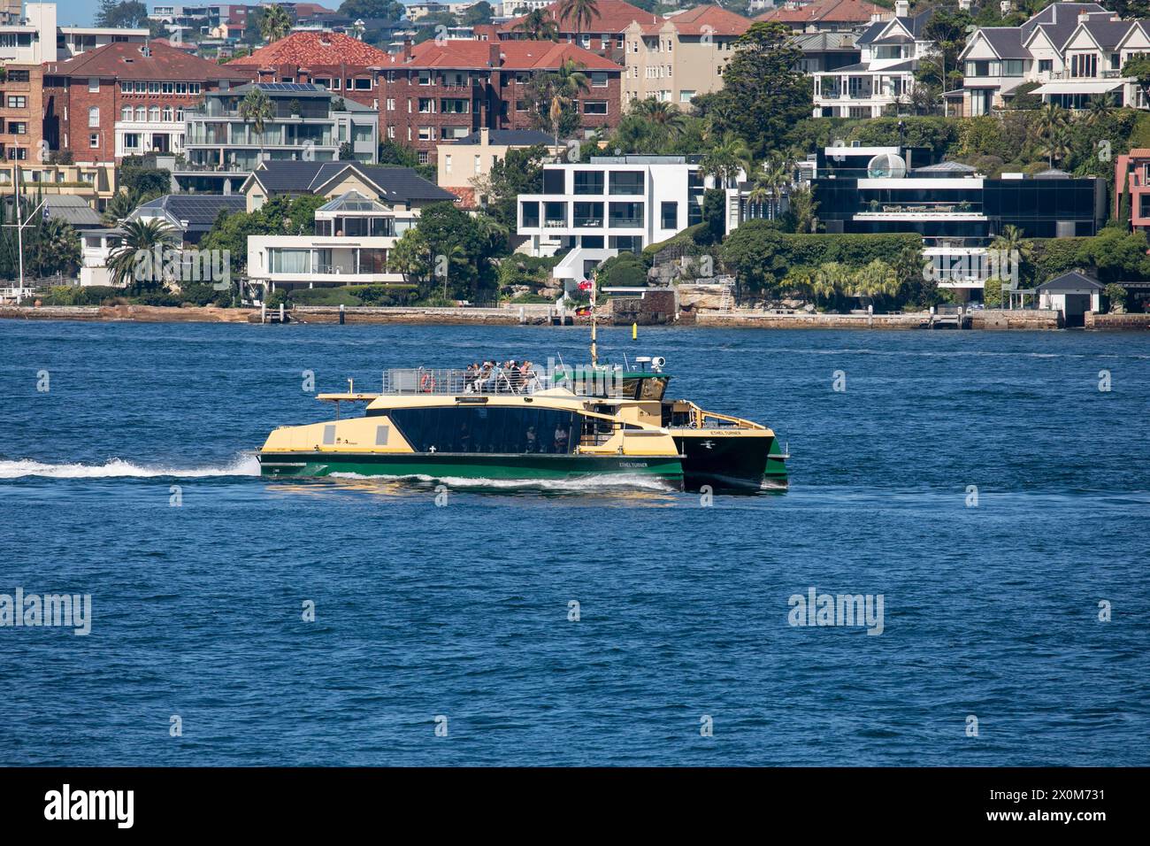 Sydney ferry, the MV Ethel Turner named after the English born novelist ...