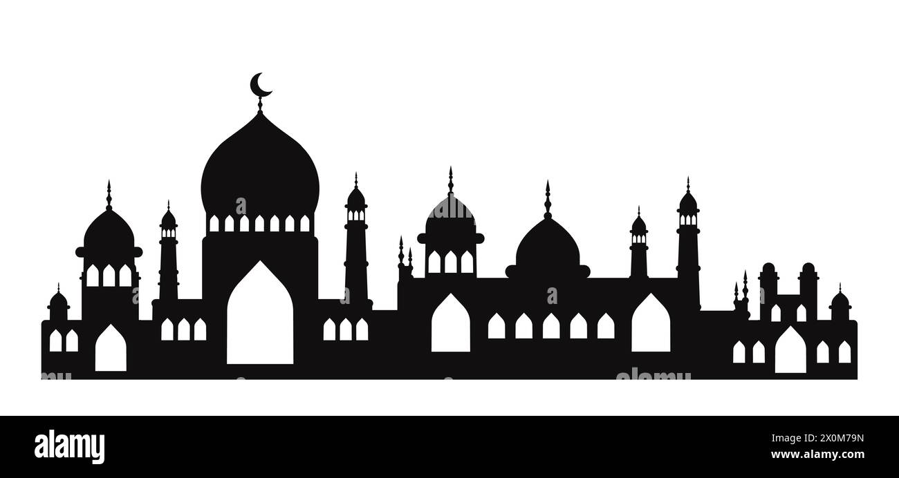 Arabian city panoramic Cut Out Stock Images & Pictures - Alamy