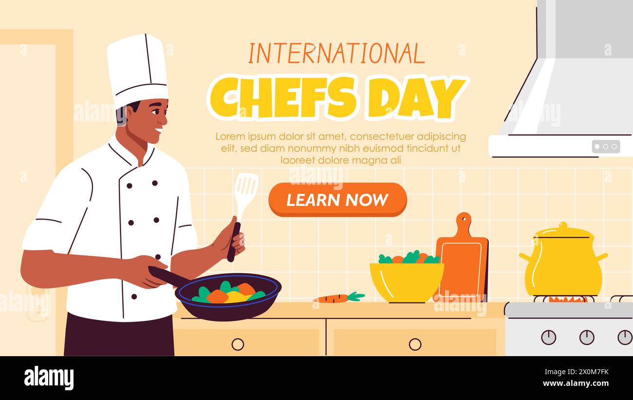 International chefs day vector poster Stock Vector Image & Art - Alamy