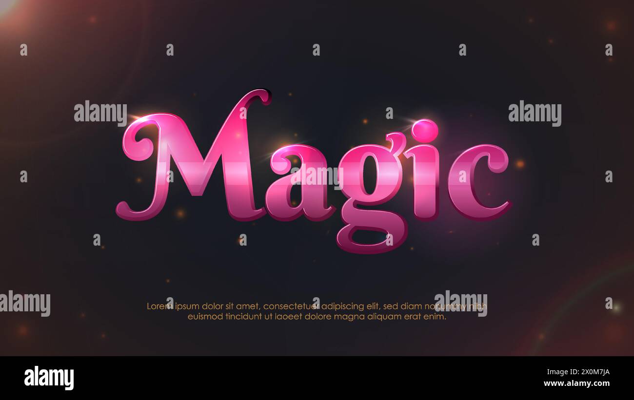 Magic typography hi-res stock photography and images - Alamy