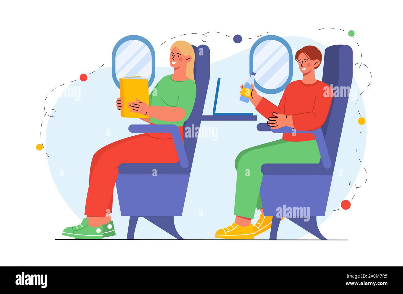 Passengers plane family Stock Vector Images - Alamy