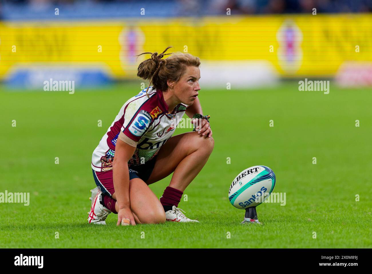 Sydney, Australia. 12th Apr, 2024. Lori Cramer of the Reds prepares to ...