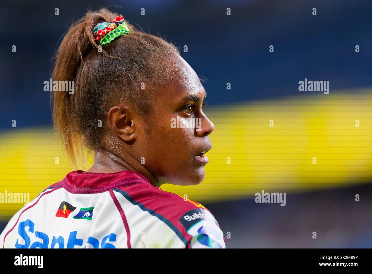 Sydney, Australia. 12th Apr, 2024. Ivania Wong of the Reds looks on ...