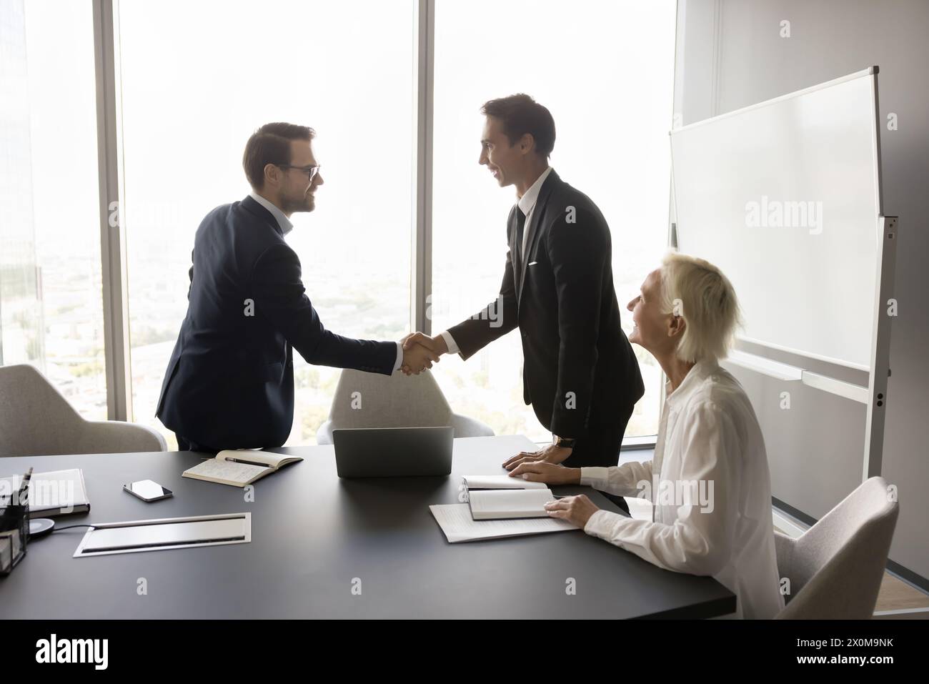 Two men in a room hi-res stock photography and images - Alamy