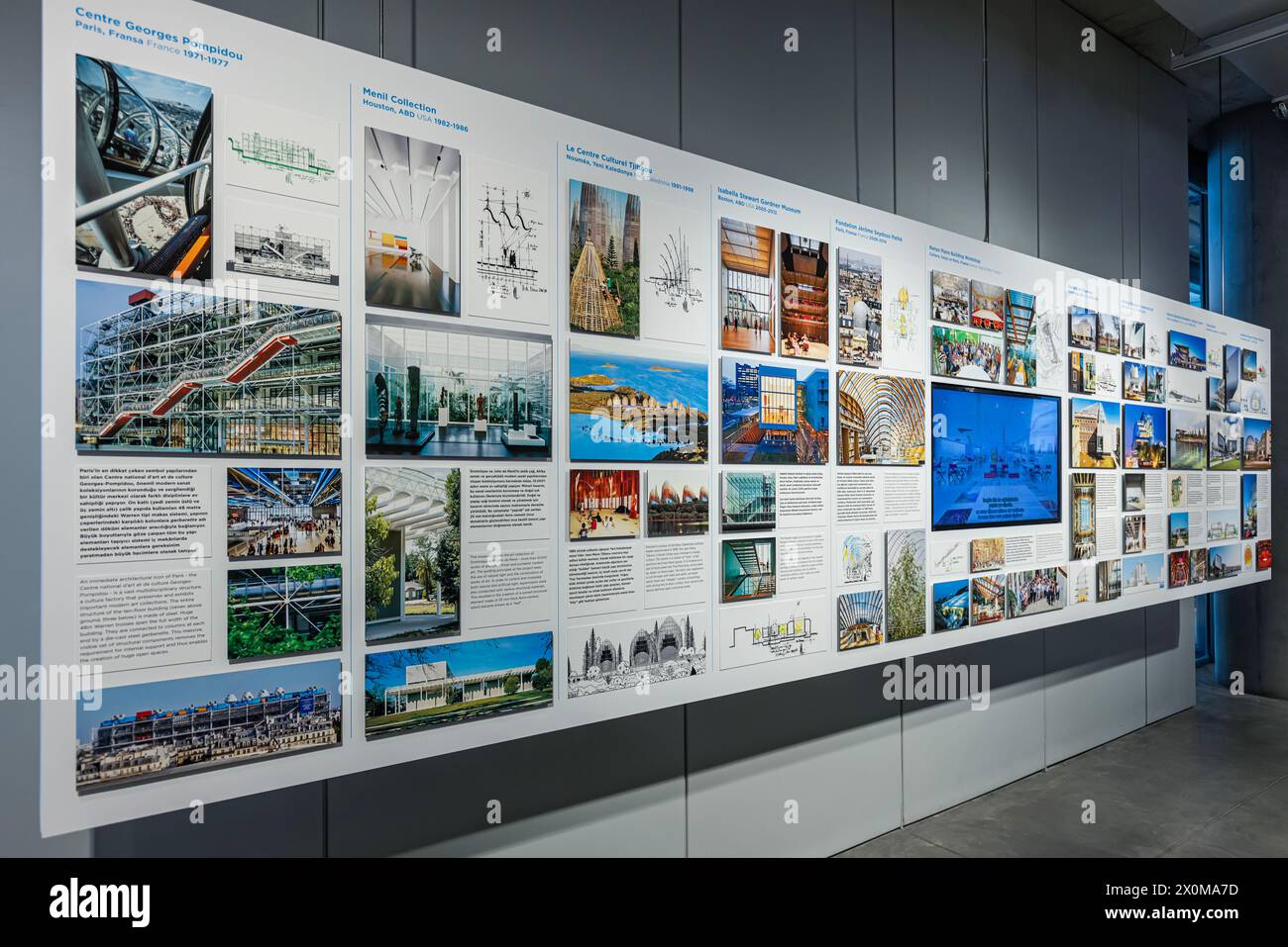 Istanbul, Turkey 16 February 2024; Istanbul Modern Art Museum was ...