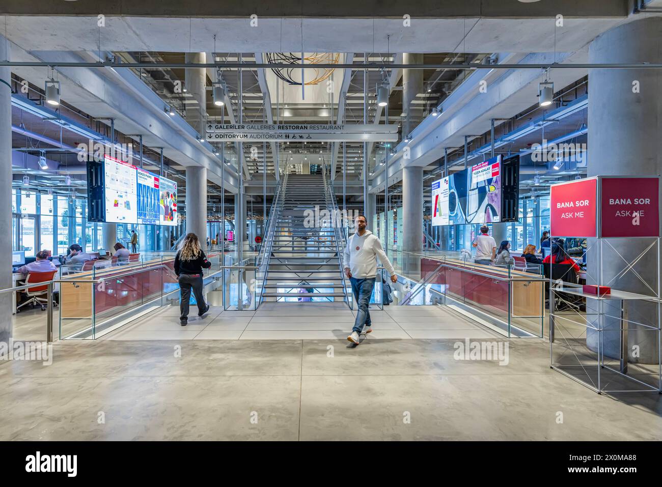 Istanbul, Turkey 16 February 2024; Istanbul Modern Art Museum was ...
